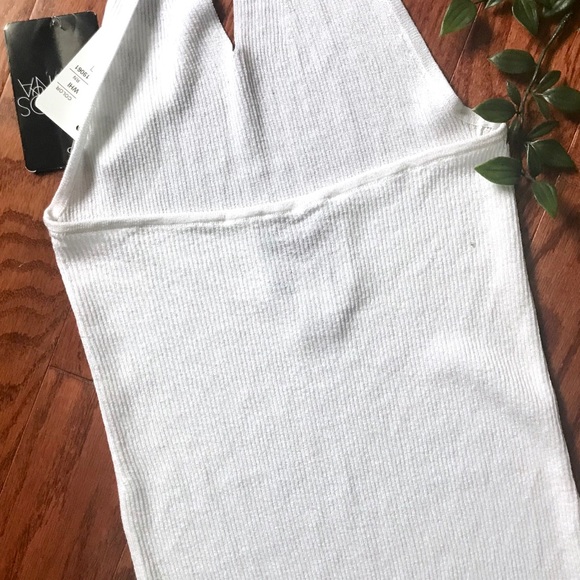 Helios & Luna | Tops | Helios Luna Viscosenylon Semi Sheer White Tank ...